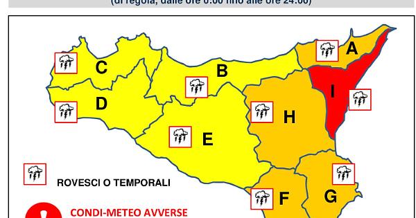 Maltempo a Messina: domani scuole, ville e cimiteri chiusi - La Sicilia