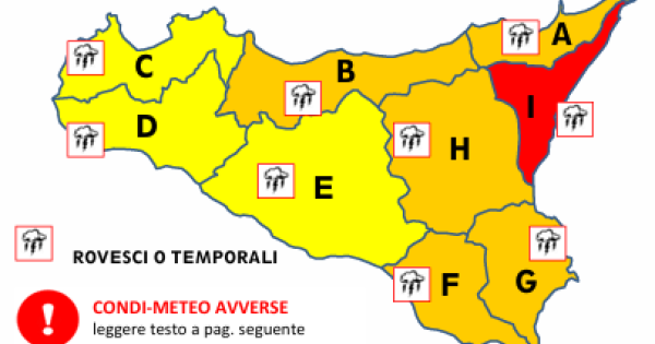 Il maltempo spacca in due la provincia, scuole chiuse da Bagheria a ...