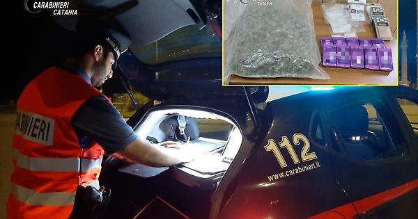 Pusher catanese beccato con la droga in casa a Mascalucia: aveva 10 ...