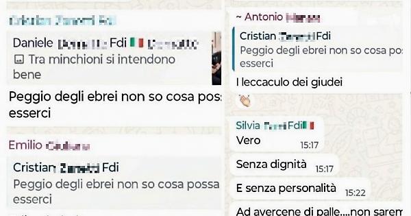"Non so cosa ci sia peggio degli ebrei": lo scandalo delle chat di FdI ...